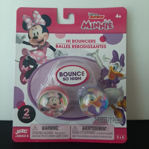 Disney | Toys | Disney Junior Minnie Bouncer Balls 2pack Jaru Minnie ...